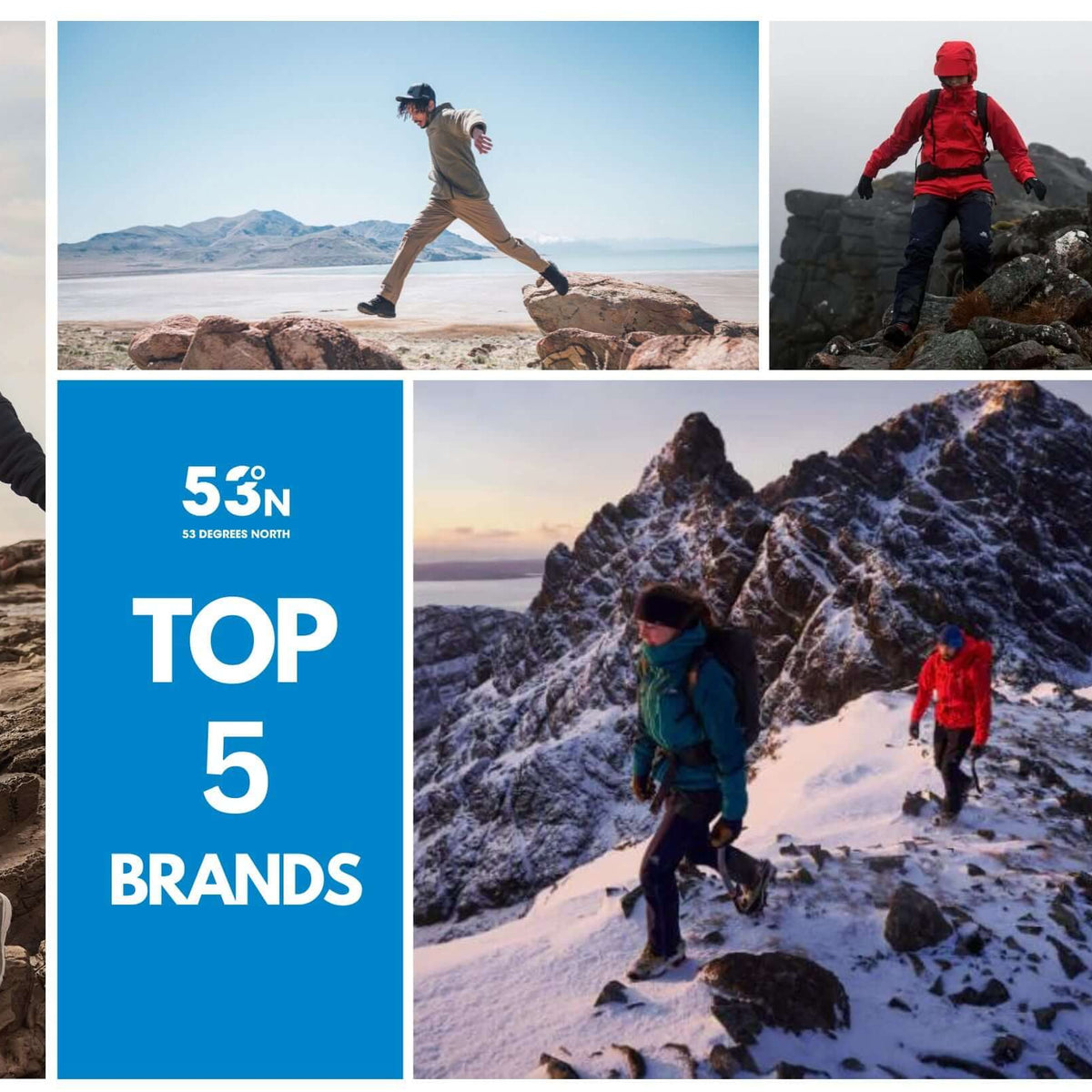 Our Top 5 Brands – 53 Degrees North